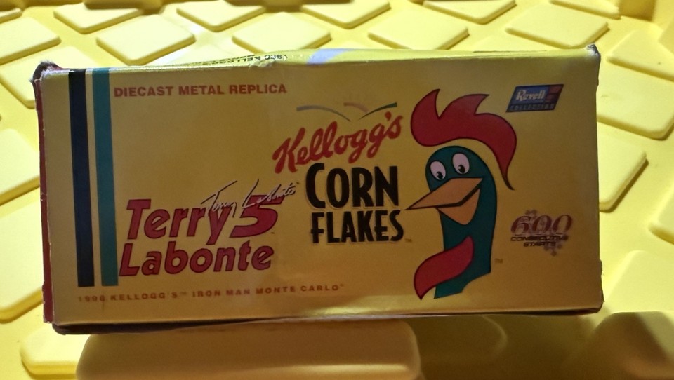 ~ TERRY LABONTE ~ 1998 KELLOG'S IRON MAN 1/43 SCALE DIECAST - 600TH ...