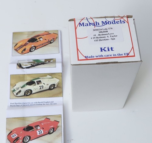 Marsh Models MM224 Lola T70 MKIIIB #1/#29/#33 1:43 Resin-Modellbausatz ...