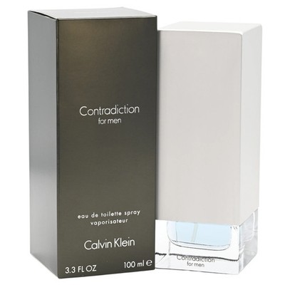 CONTRADICTION by Calvin Klein Cologne 3.4 oz EDT MEN New in Box ...