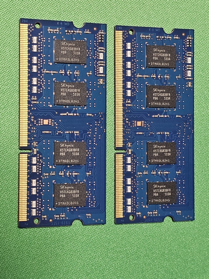 SK Hynix 8GB (4GBx2) DDR3 RAM 1Rx8 Memory SoDimm Working Pull | eBay