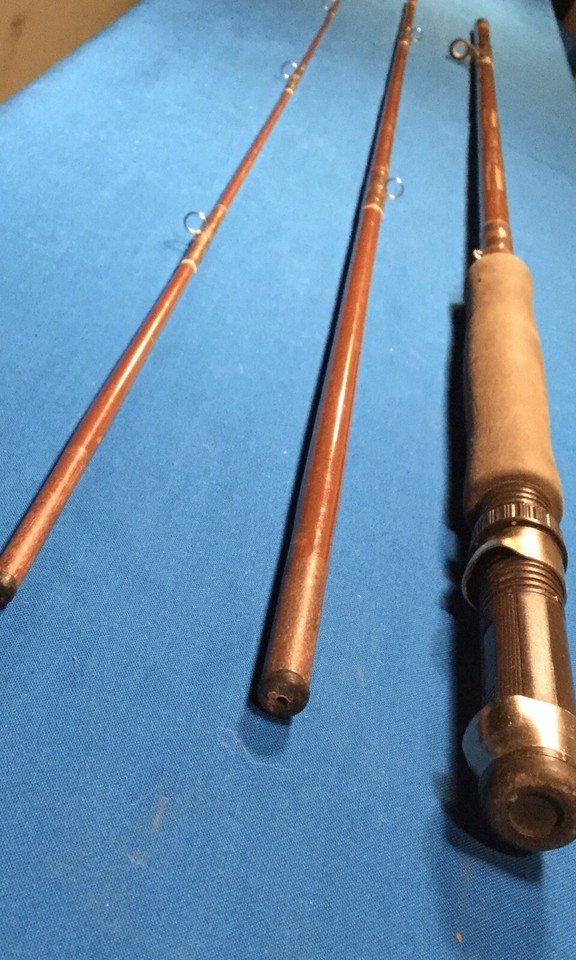 Vtg Shakespeare Fly Rod 3 Pc FY12R 8 Ft Fiberglass 7/8 Line VG Rare | eBay