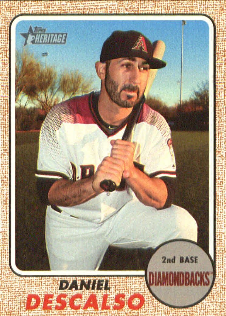 2017 Topps Heritage #656 Daniel Descalso - NM | eBay