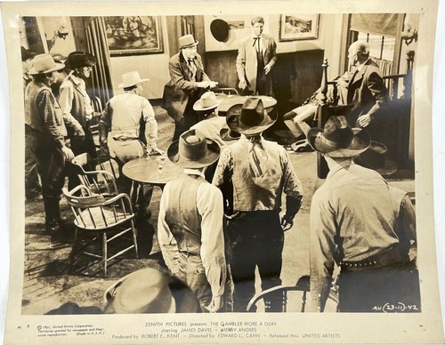 Vintage Original 1961 THE GAMBLER WORE A GUN Press Photo - 8"x 10" | eBay
