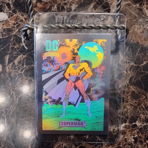 1992 Impel DC Comics Series 1-DCH8 Superman Hologram Hall Of Fame | eBay