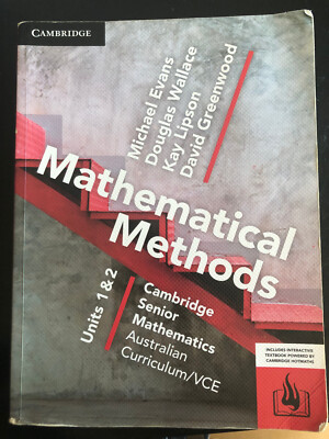 CSM VCE Mathematical Methods Units 1 and 2 (Cambridge Senior Maths ...
