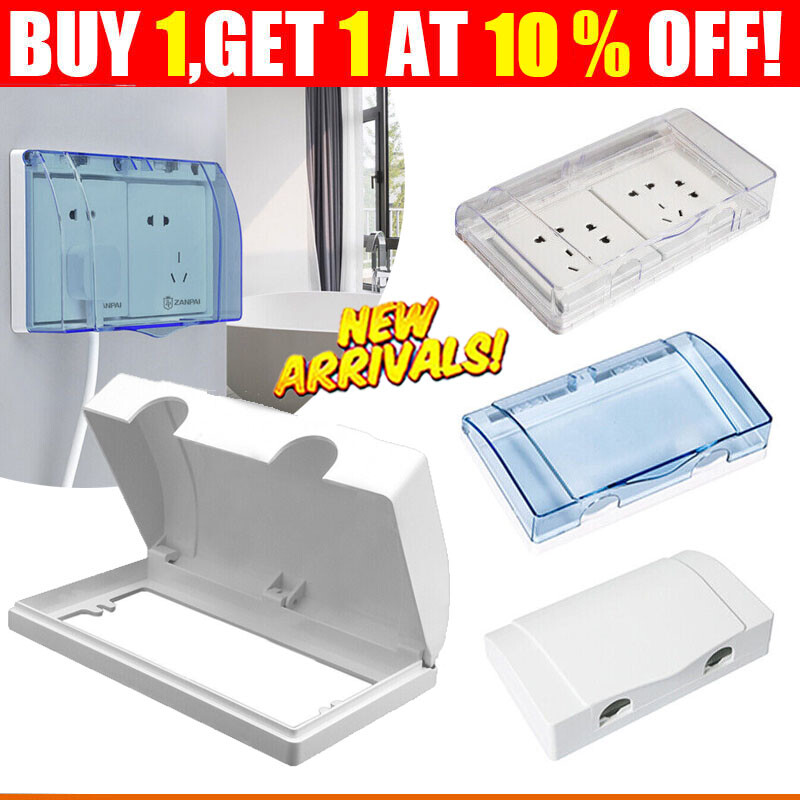 Safety Switch Cover Wall XoeLLe Socket Cover Box, 2Pcs 86 Type