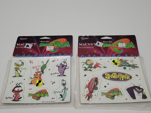 Vintage Space J@M Cartoon Movie Magnets Alien Set 1996 Warner Bros ...
