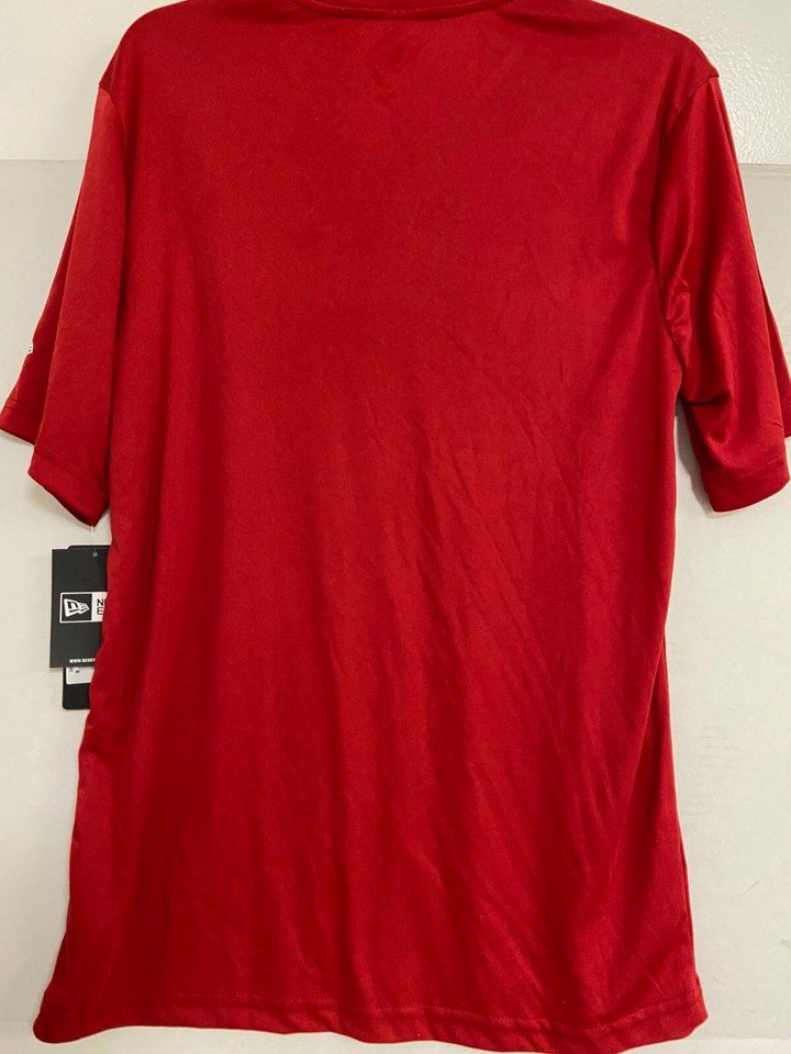 San Francisco 49ers NFL ,Men's Red Dri-Fit Short Sleeve Shirt New Era ...