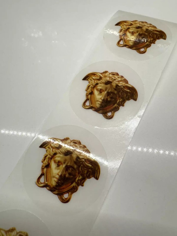 Versace Gift Wrap Presentation Kit - Medusa Head Tissue, Ribbon, Paper ...