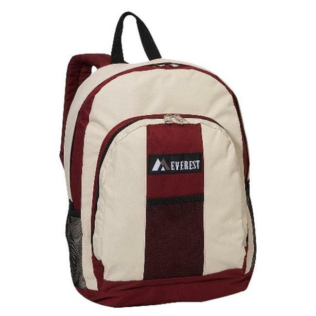 Everest BP2072-BG 17 in. Backpack with Front and Side Pockets | eBay
