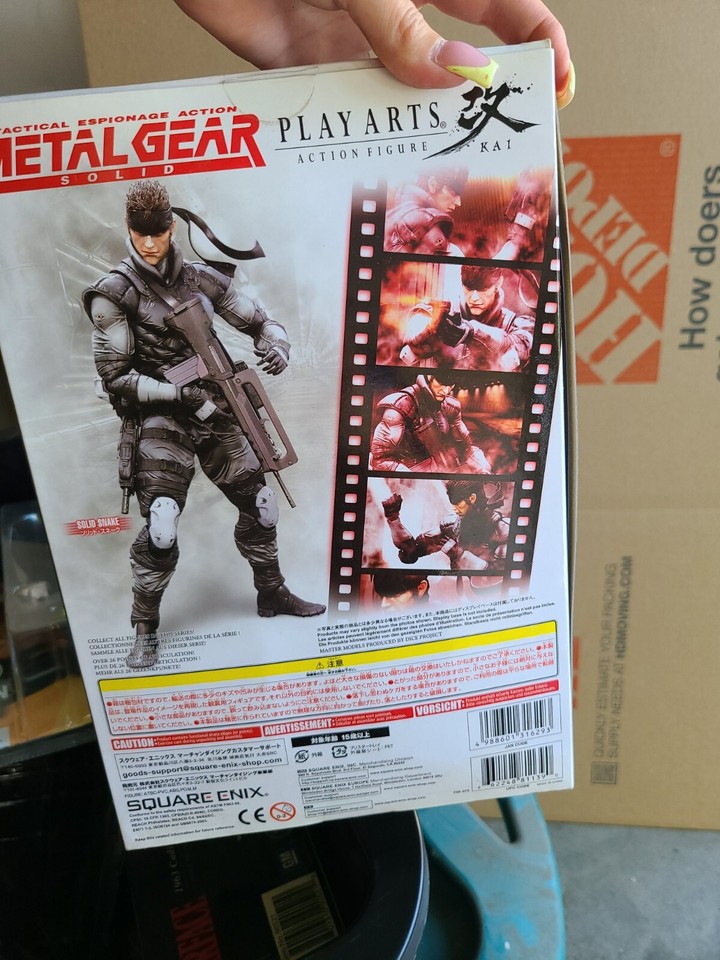 Square Enix Play Arts Kai LE 25th Anniversary Metal Gear Solid Snake ...