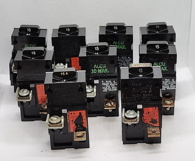 Lot of 9 - PUSHMATIC P115 1 POLE 15A 120V CIRCUIT BREAKER [2WS2-7] | eBay