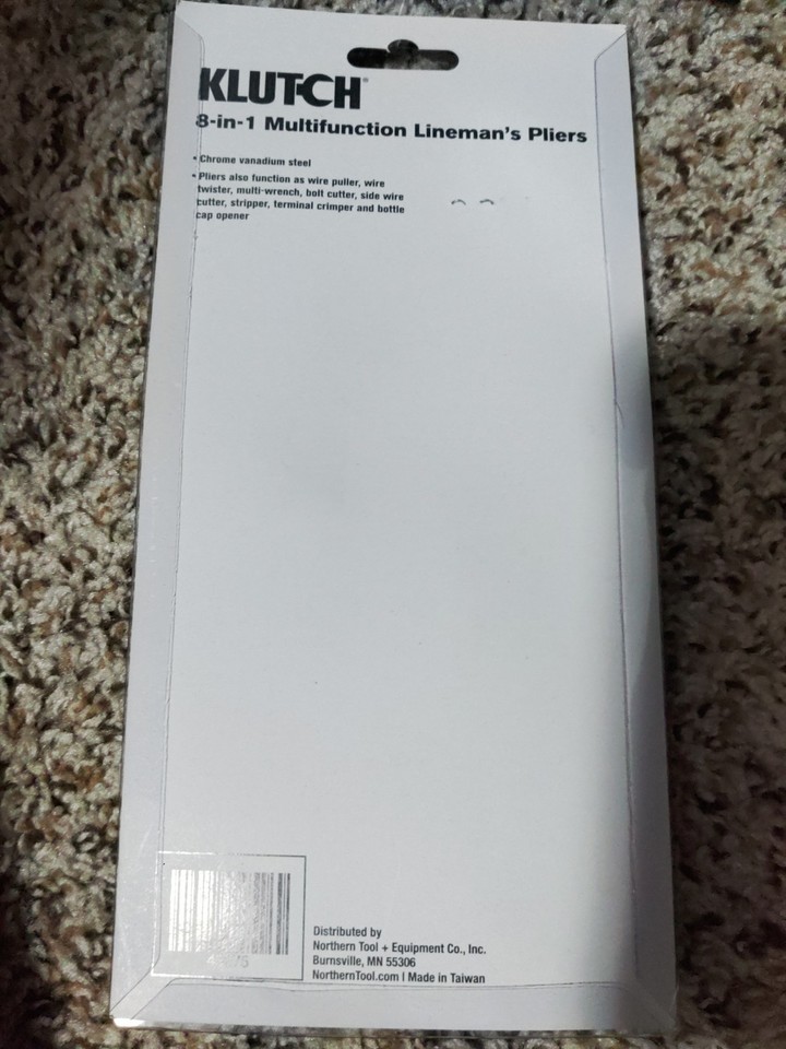 Klutch 8-in-1 Multifunction Lineman's Pliers | eBay