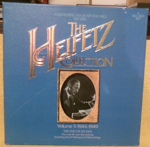 Jascha Heifetz Box Set, The Heifetz Collection Vol. 5, 1946-1949 #ARM4 ...