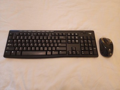 Logitech Wireless Keyboard and Mouse K270 with Receiver/Batteries not ...