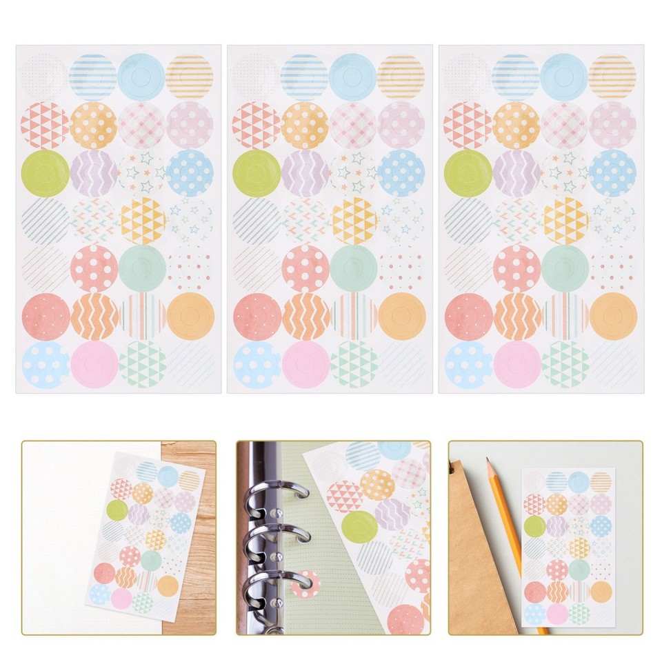 20 Sheets Hole Punch Reinforcements Protectors Stickers Note Paper ...