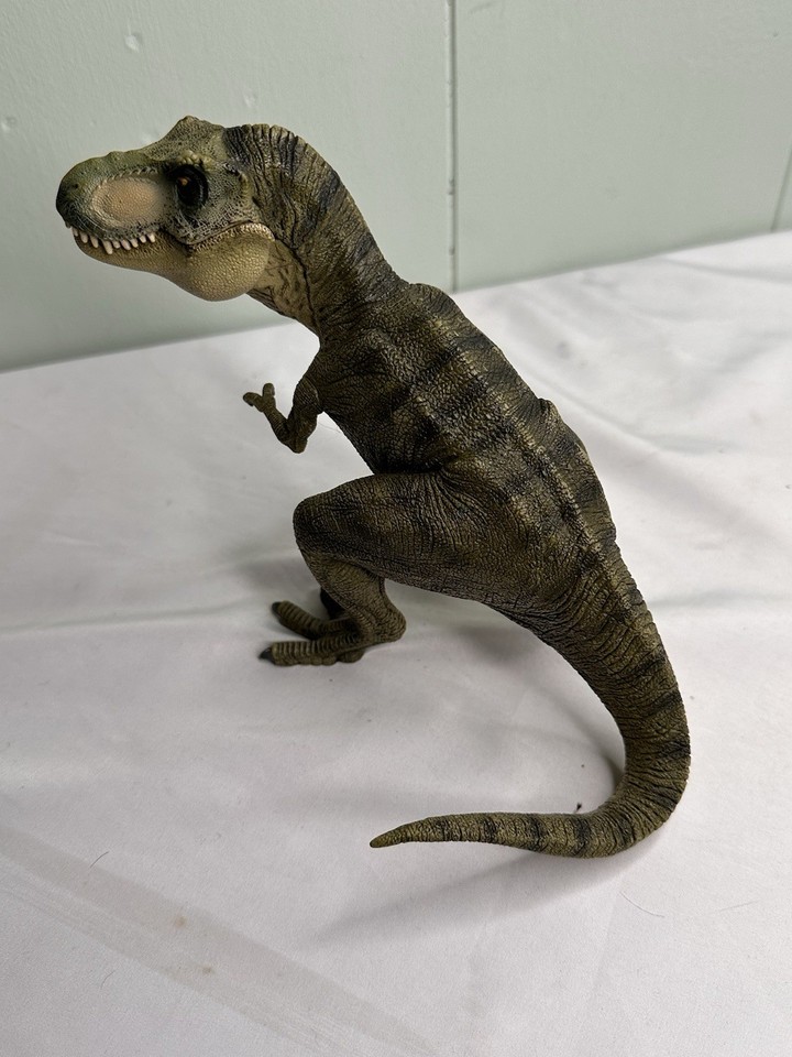 Vintage Papo Realistic Tyrannosaur Rex T-Rex Dinosaur Figure 7" Movable ...
