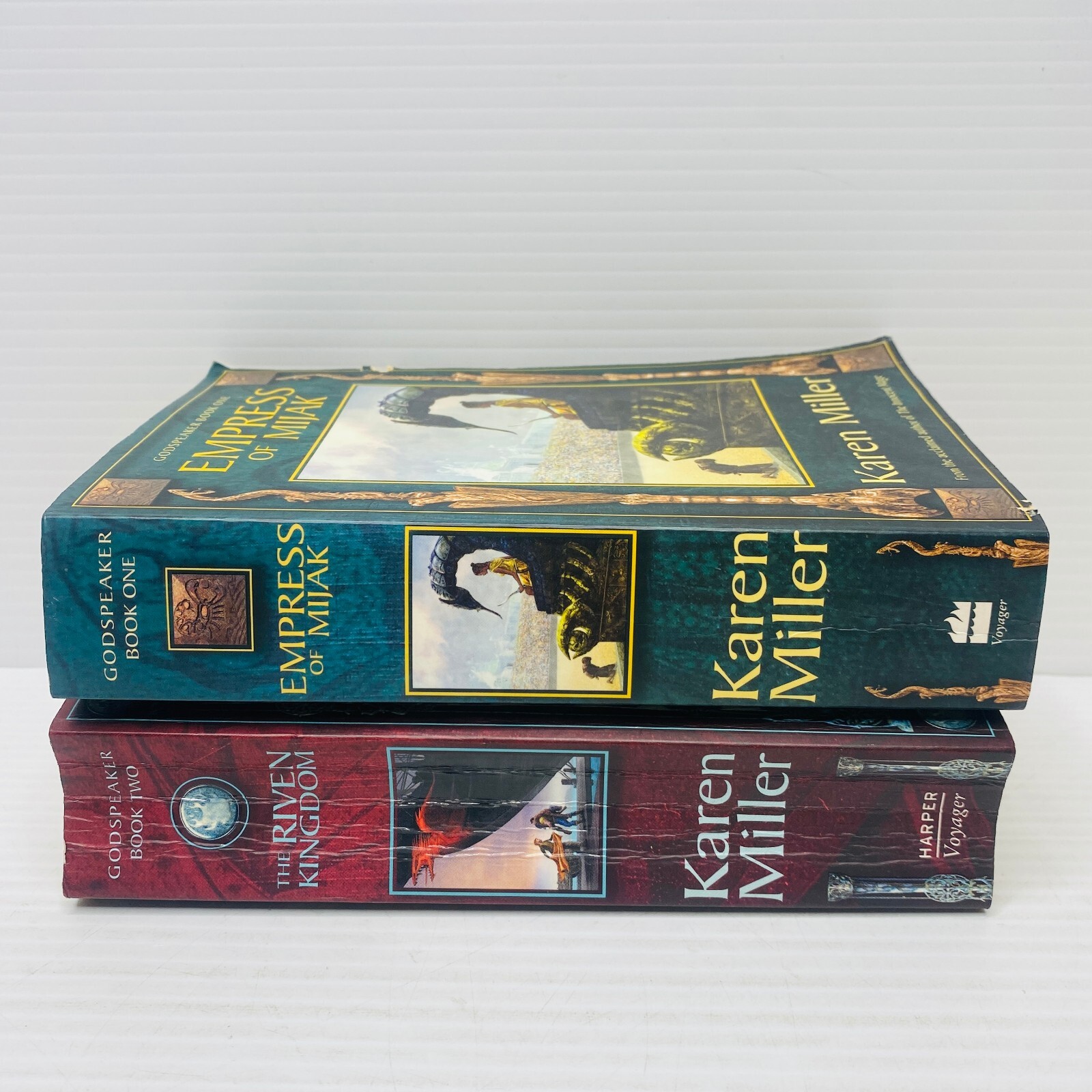 Godspeaker Series Books 1+2 - Karen Miller - Empress of Mijak, The ...