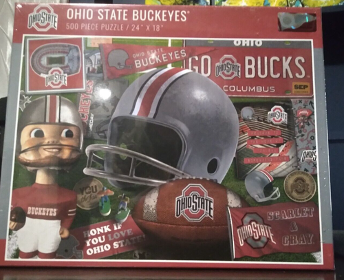 Ohio State Buckeyes 500 Piece Puzzle 24" x 18" New Sealed US Seller 20 ...
