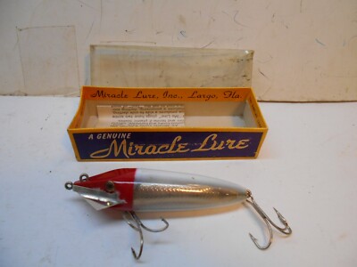 vintage unused mircle lures w57 fishing lure box papers | eBay
