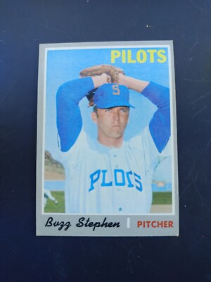 1970 Topps Baseball #533 Buzz Stephen - Seattle Pilots RC Ex Read ...