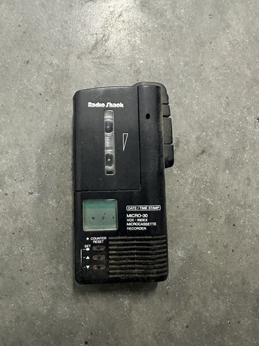Radio Shack Micro-30 Handheld Voice Recorder Fully Functional ...