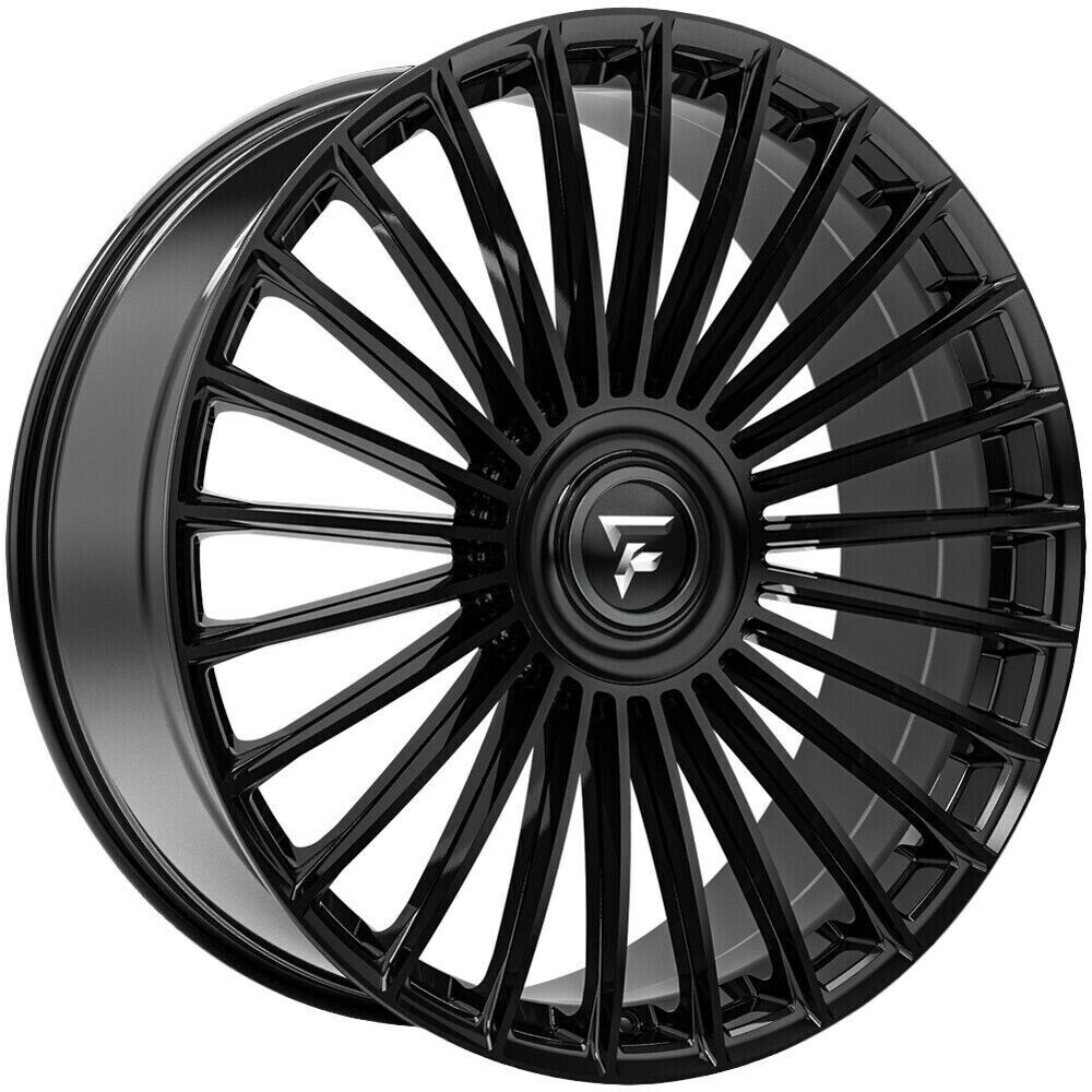 Set 4 26" Fittipaldi Street FS370B Gloss Black 26x10 Wheels 6x135 6x5.5 ...