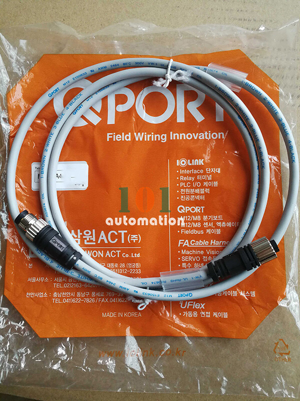 1PCS NEW FOR QPORT M12 Plug in cable M12S-A43-V030 | eBay