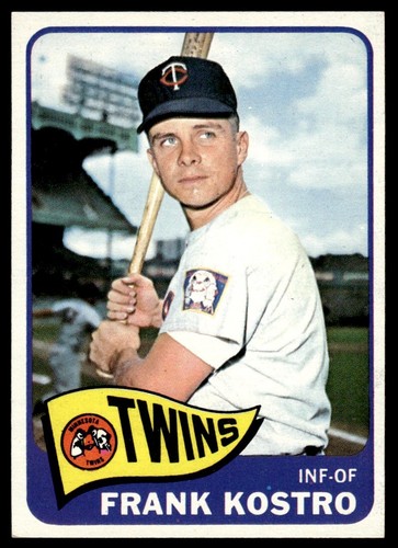 1965 Topps Frank Kostro || Minnesota Twins #459 | eBay