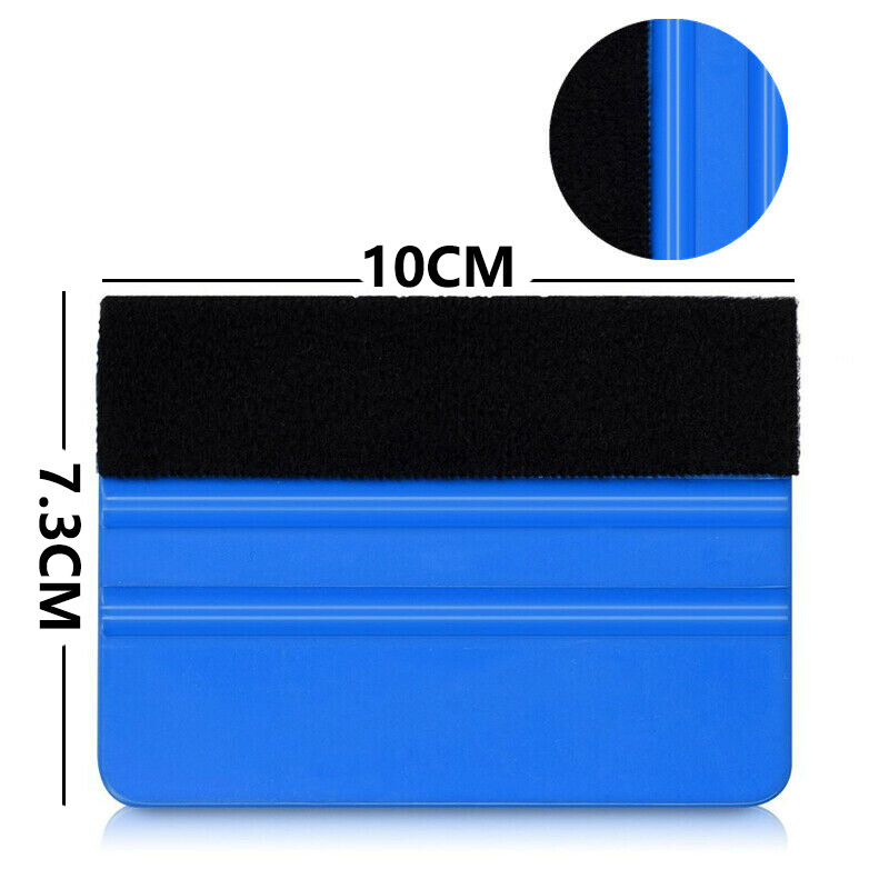 4PCS Plastic Felt Edge Squeegee Car Vinyl Wrap Blades Razor Cutter Tool ...