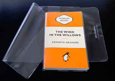 10x PAPERBACK BOOK COVERS clear plastic SMALL SIZE | eBay