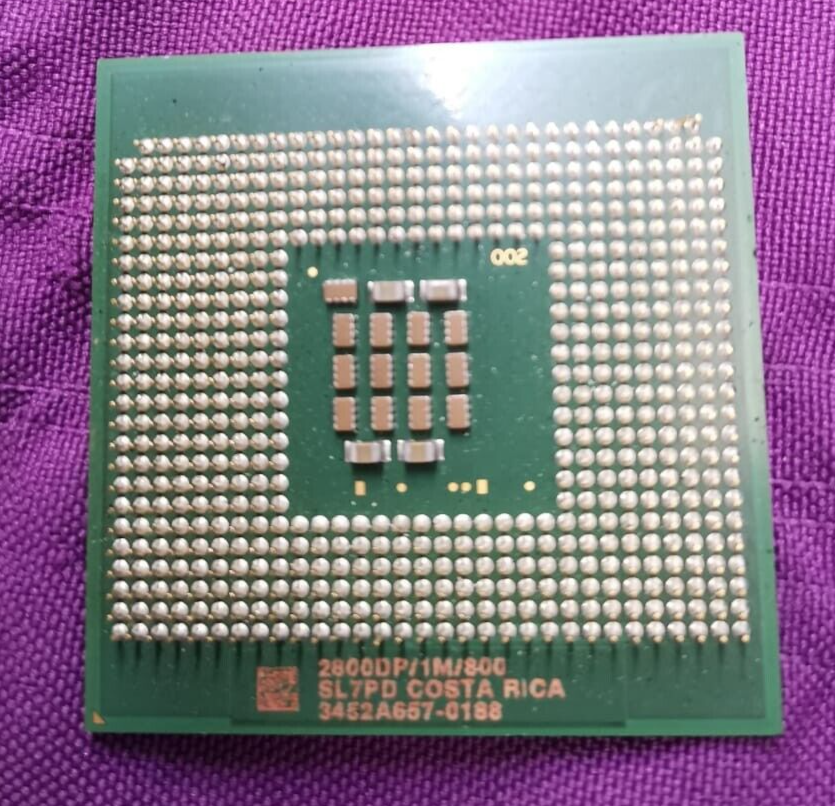 INTEL XEON SL7PD 2.8GHZ CPU PROCESSOR 2800DP/1M/800 DELL D7589 | eBay