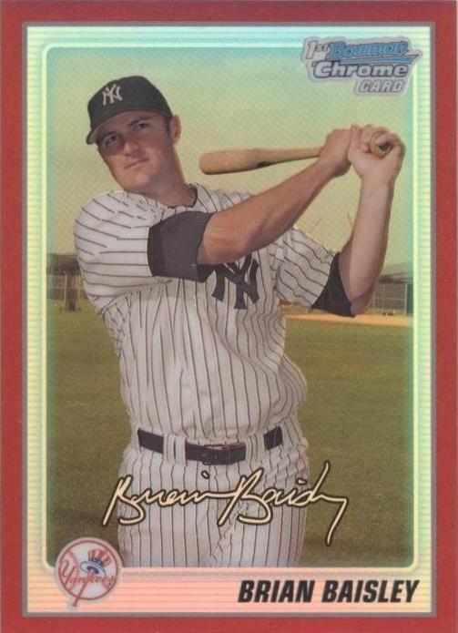 2010 Bowman Chrome - Prospects Brian Baisley #BCP49 Red Refractor /5 ...
