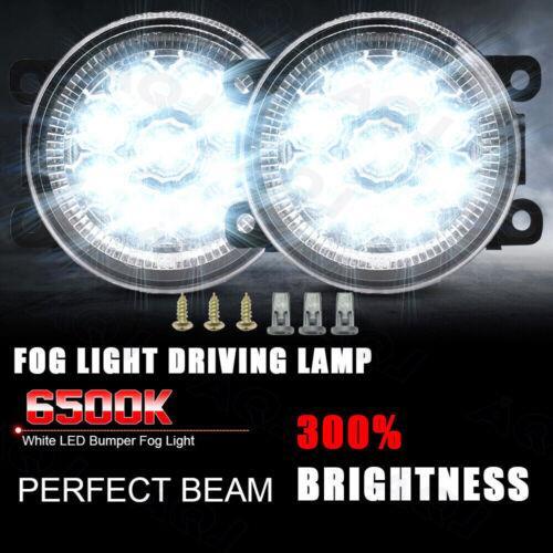 Front Clear Lens LED Bumper Fog Lights Lamps w/ Bulbs For Ford Focus ...