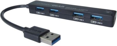 USB 3 HUB 4 PORT UK PSU, HUB STYLE BUS POWERED WITH OPTIONAL AD FOR ...