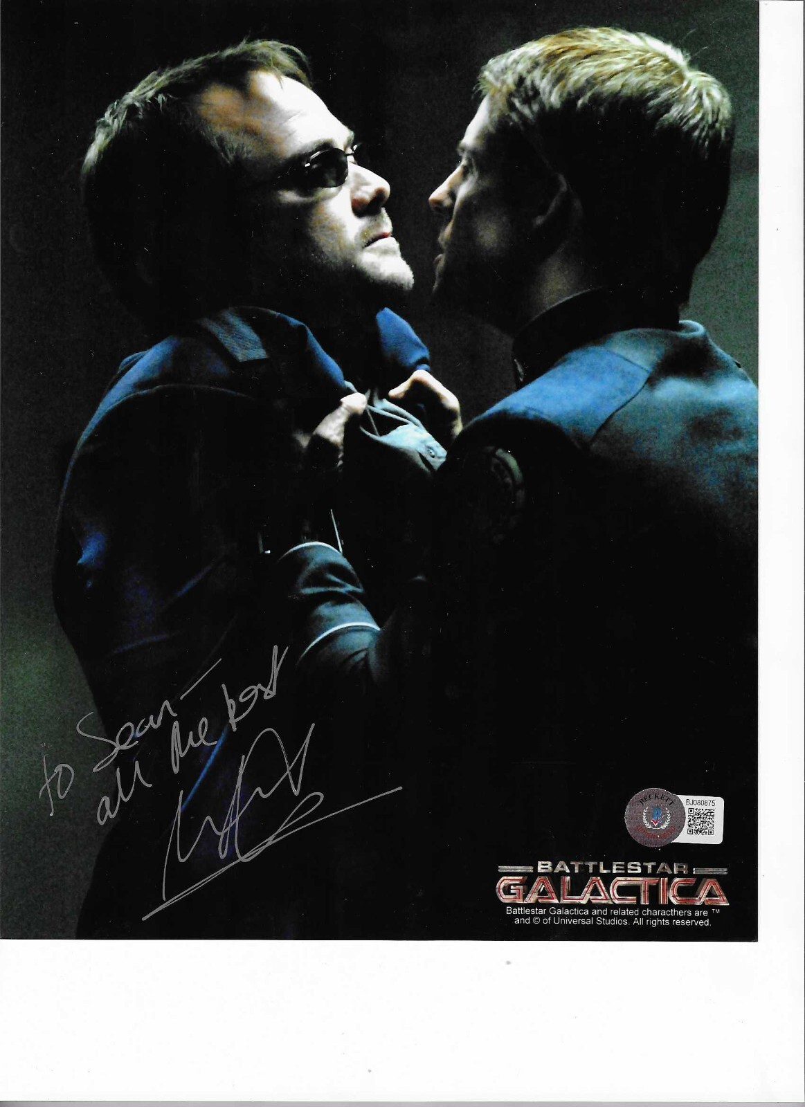 Autographed Mark Sheppard Photo Battlestar Galactica BSG Romo Lampkin ...