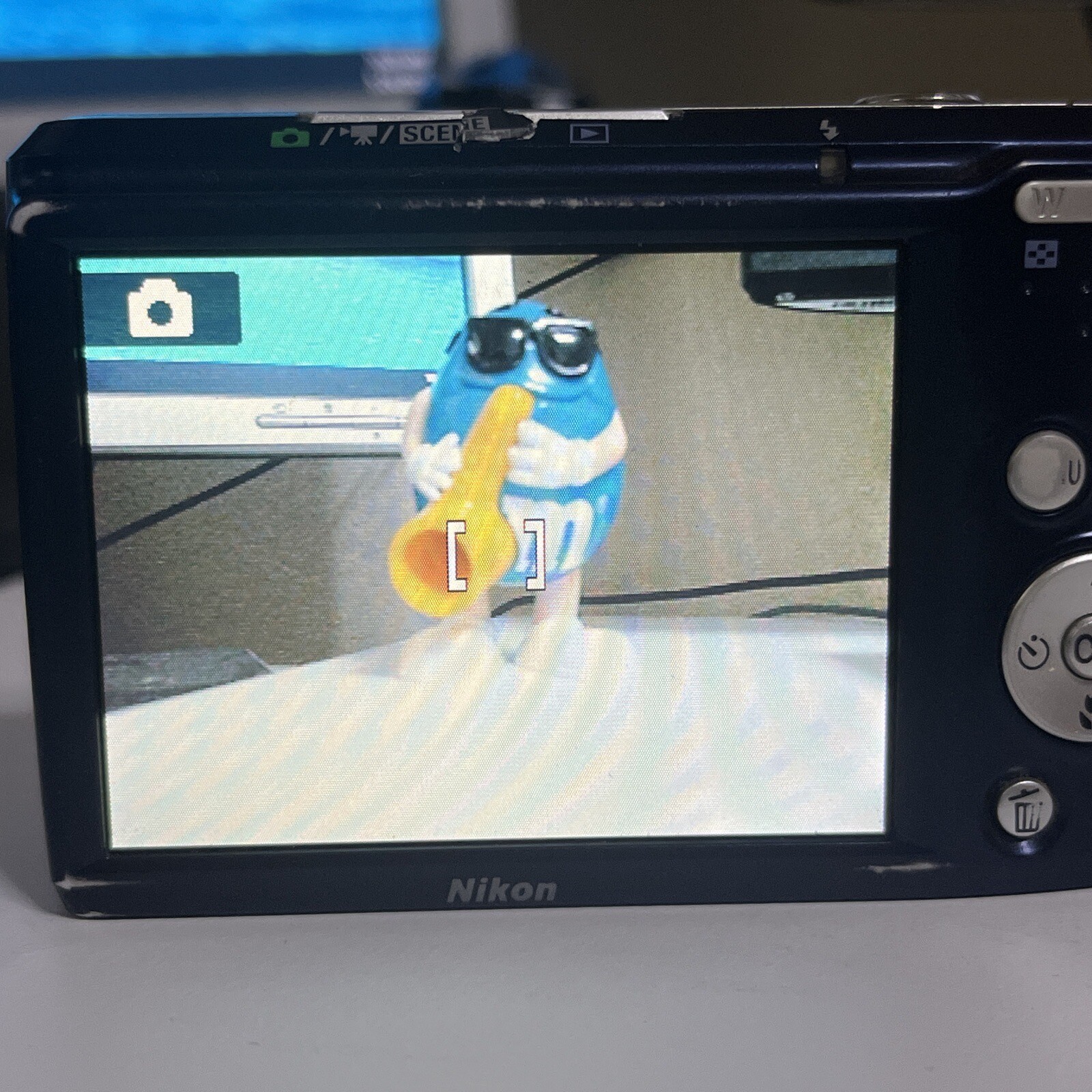 Nikon Coolpix L18 8MP 3x Zoom Blue Digital Camera, TESTED WORKS ...