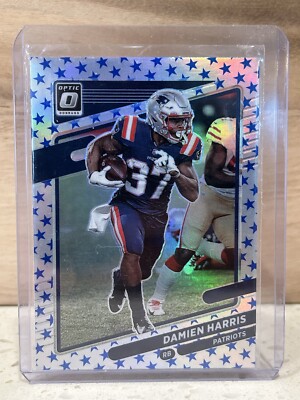 2021 Donruss Optic Damien Harris Stars Prizm Short Print #67 Patriots ...
