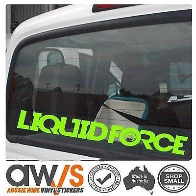 LIQUID FORCE STICKER DECAL LARGE For Wakeboarding Jetski Boat Board Ski ...