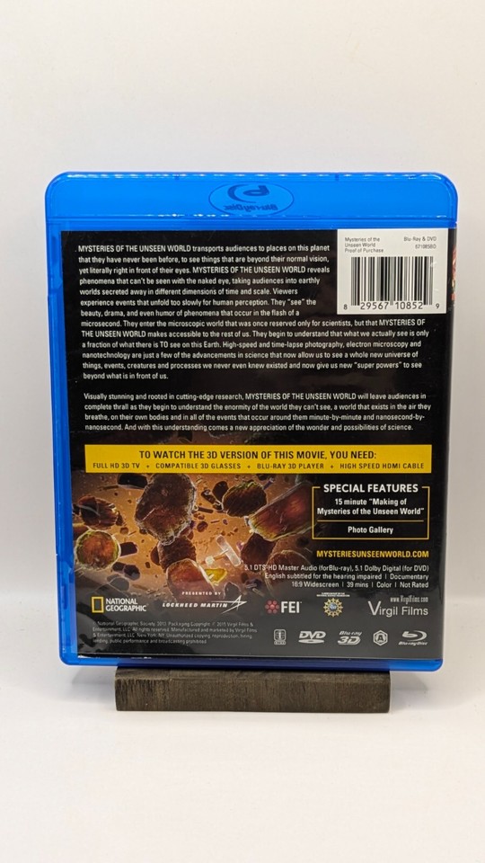Mysteries of the Unseen World 3D [Blu-ray / DVD Combo] [3D Blu-ray ...