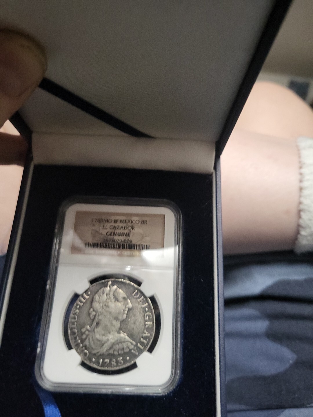 1783 8 Reales EL CAZADOR SHIPWRECK Mexico NGC High Grade Looks AU Very ...