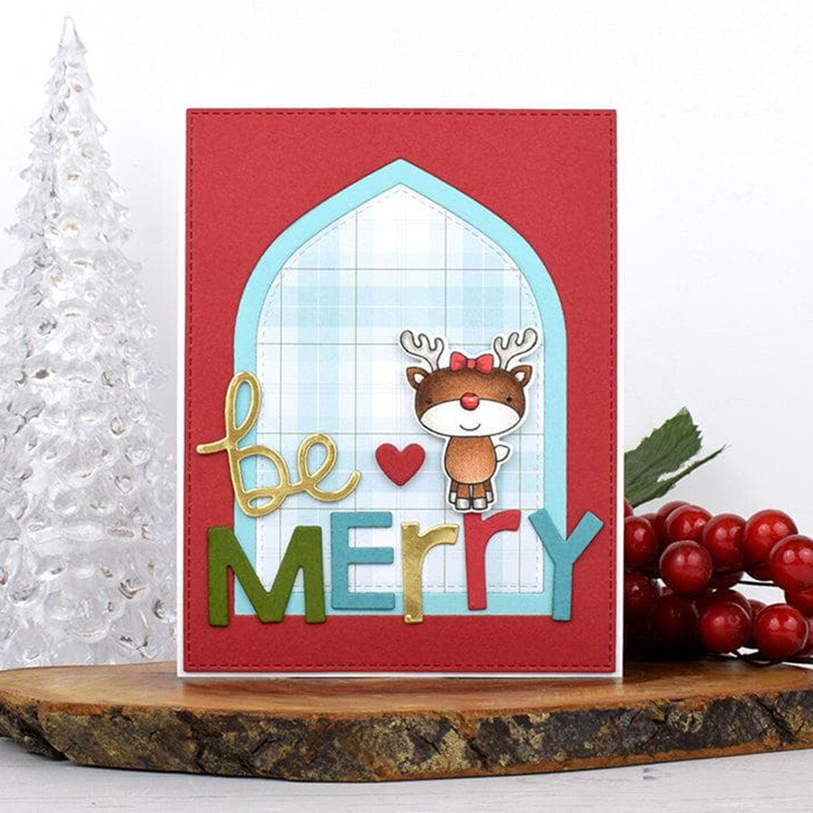 Nesting Arch Octangle Tag Metal Cutting Dies DIY Embossing Stencils ...