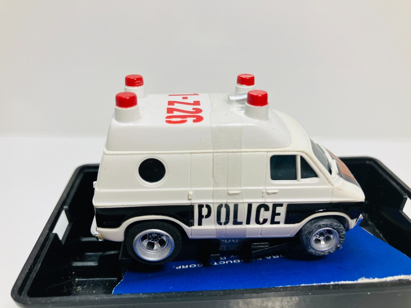 AFX AURORA Rare New Box & Banded M/T #1946 ~ POLICE VAN ~ BUZZ PERRI ...