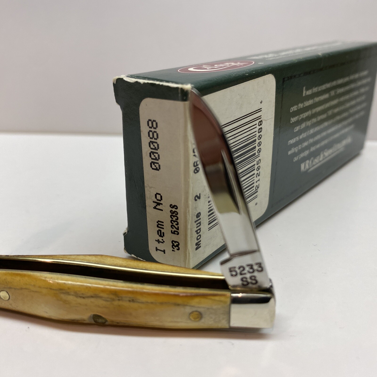 CASE SMALL STOCKMAN PEN #88 5233 FAT STAG KNIFE | eBay