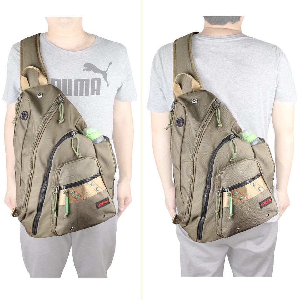 Large Laptop Sling Backpack Chest Bag Pack Shoulder Bag Travel Rucksack ...