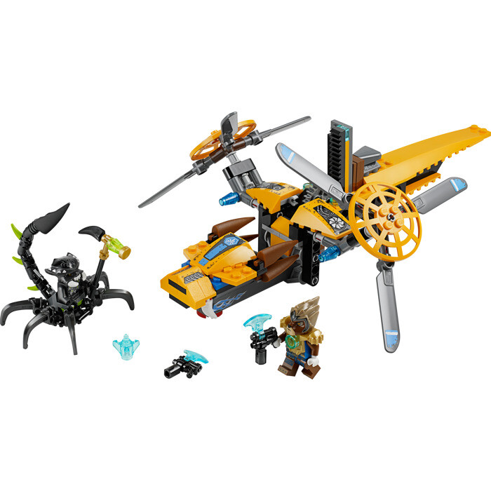 LEGO Legends of Chima Lavertus Twin Blade 70129 Building Bricks 2014 ...