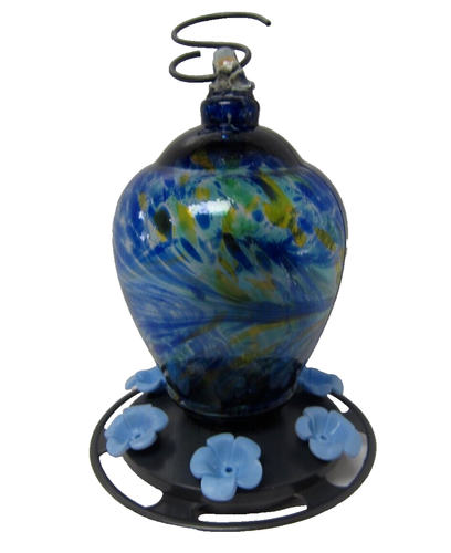 Nature's Way Artisan Gravity Glass Hummingbird Feeder SPRING RAIN AGF2 ...