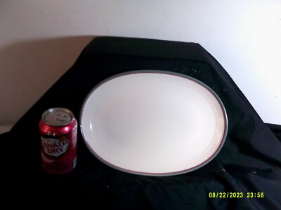 VINTAGE PFALTZGRAFF USA LARGE JUNIPER PATTERN 12" OVAL SERVING MEAT ...