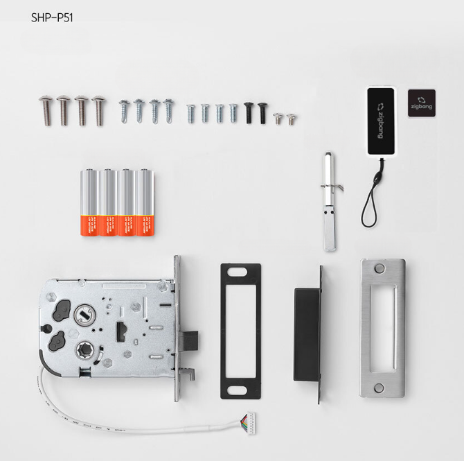 Samsung Zigbang SHP-P51 Premium New Push Pull Digital Smart Door Lock ...