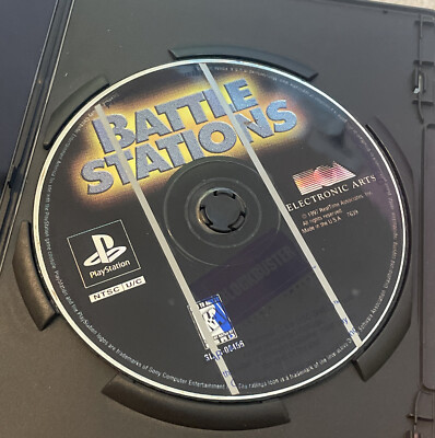 PS1 Playstation 1 - Battlestations Battle Stations With Blockbuster ...